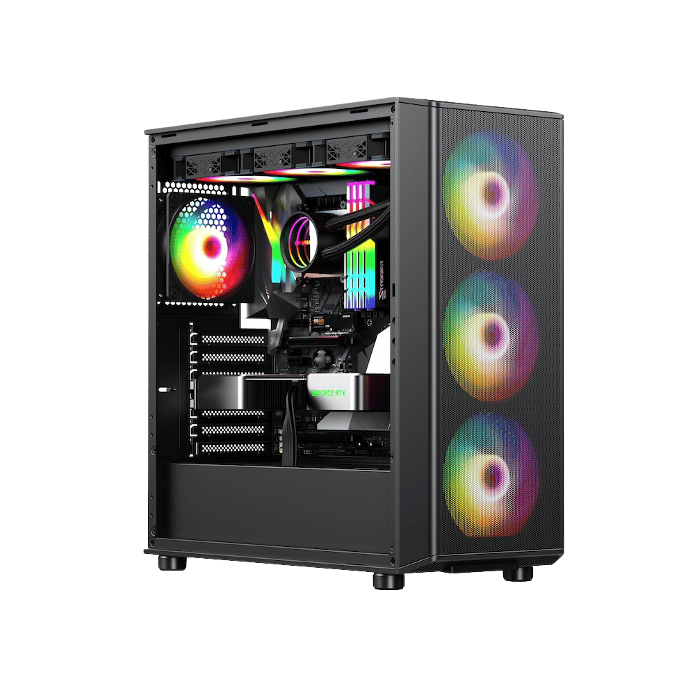 Case RAIDMAX MESHIAN X606 Black / White