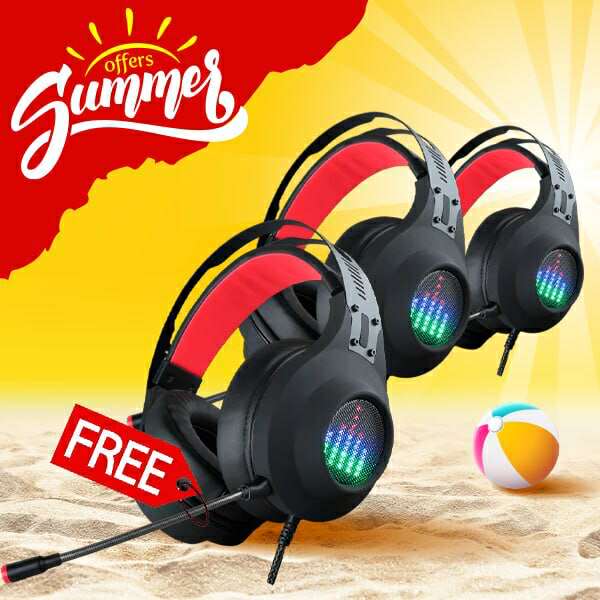 Summer Pack - Headset AURES HORNS HS40 ( BUY 2 GET 1 FREE )