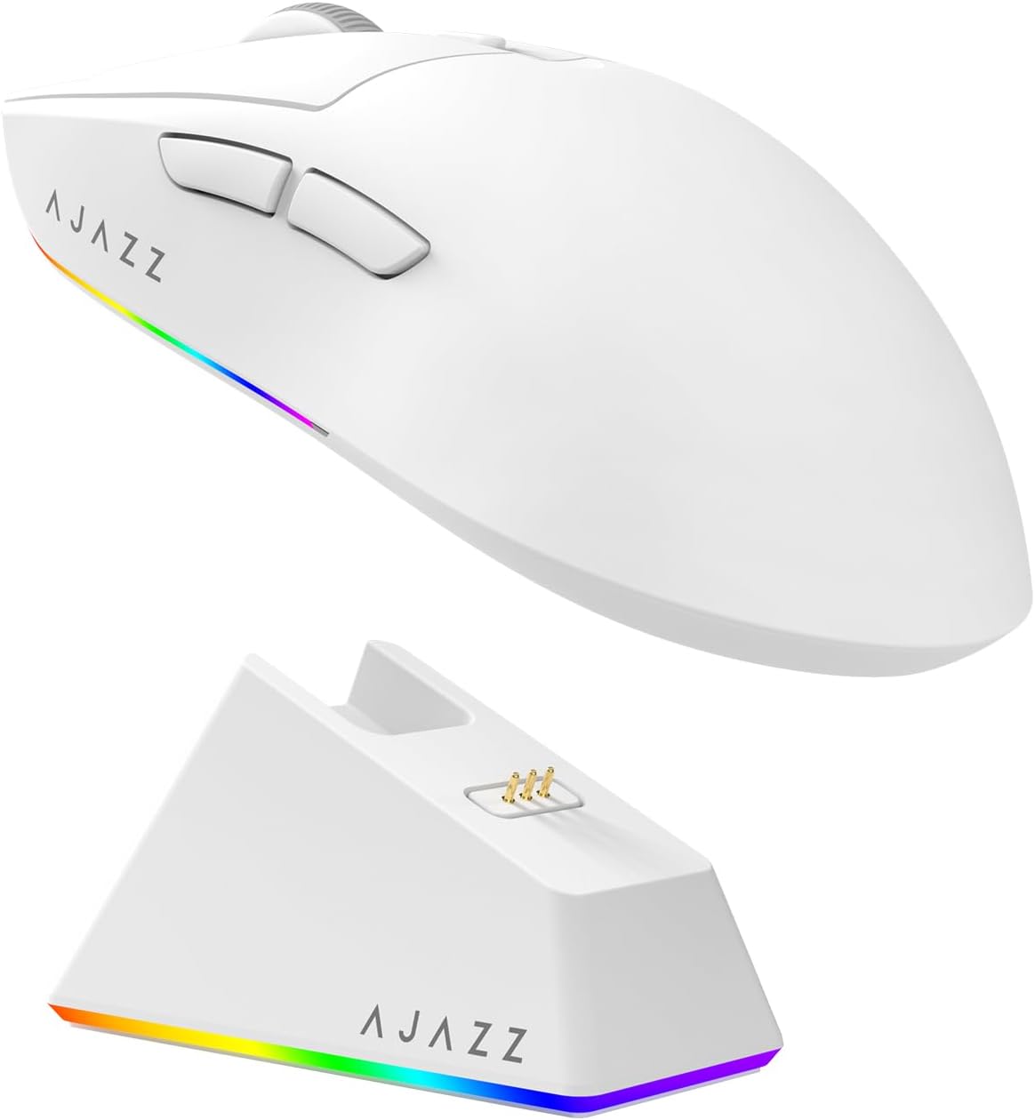 AJAZZ AJ139 V2 Wireless Gaming Mouse with RGB Charging Dock,Tripe Mode ...